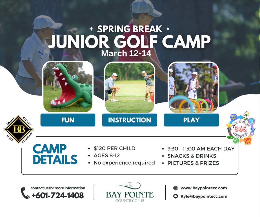 Spring Break Golf Camp - Bay Pointe Country Club