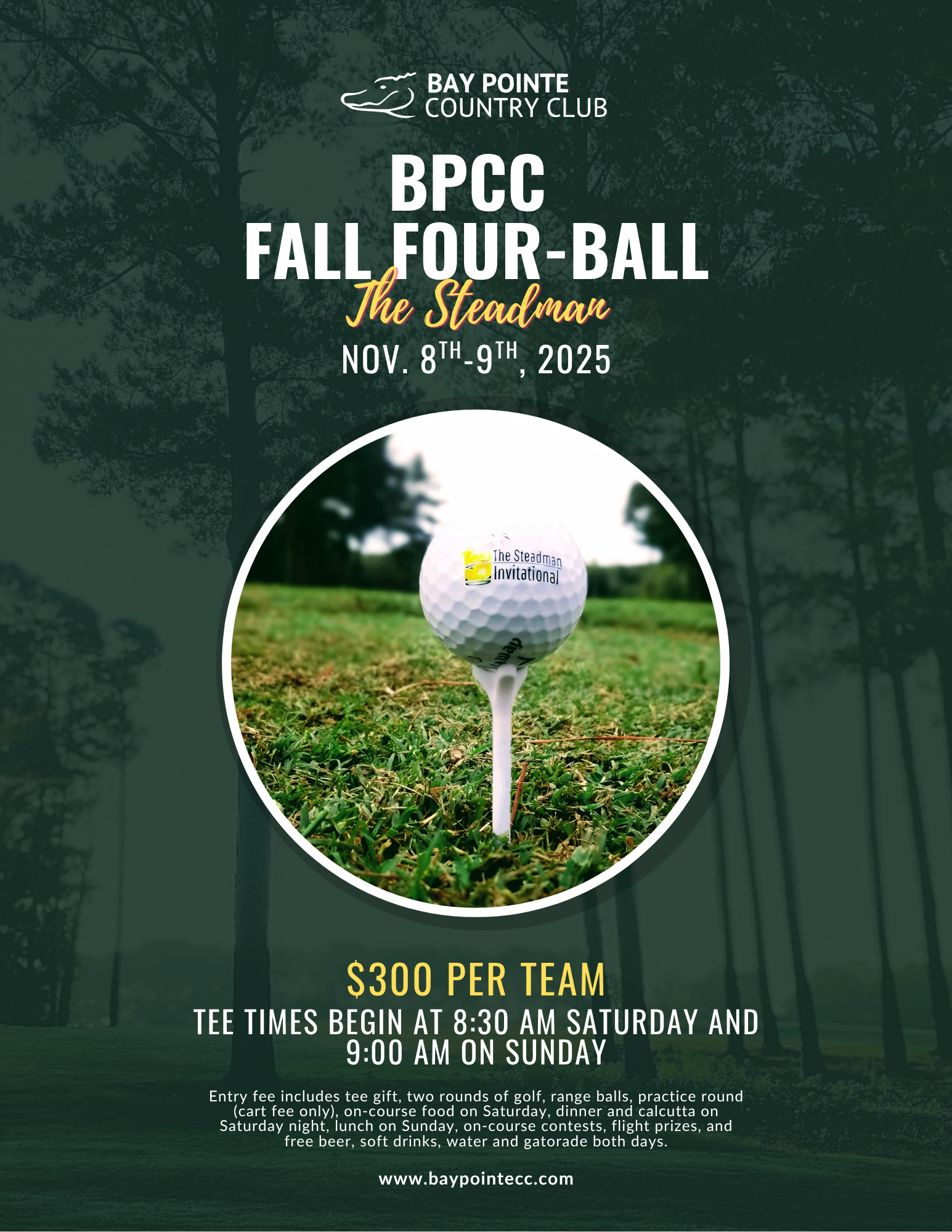 BPCC FALL FOUR-BALL - Bay Pointe Country Club