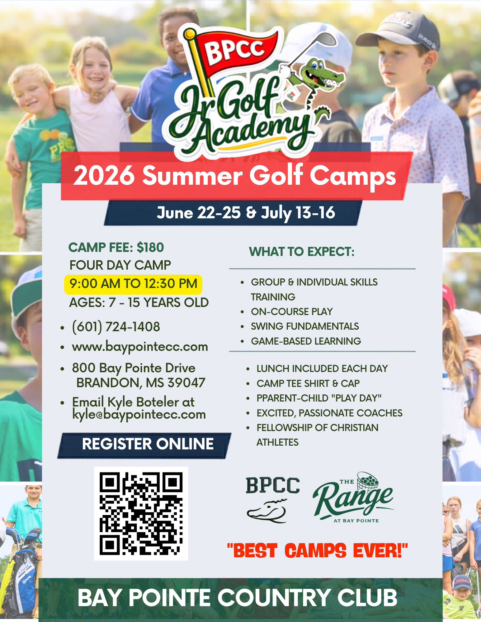SUMMER GOLF CAMPS - Bay Pointe Country Club