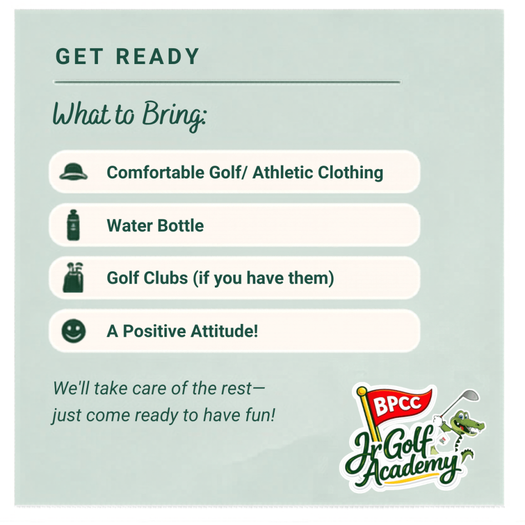 SUMMER GOLF CAMPS - Bay Pointe Country Club